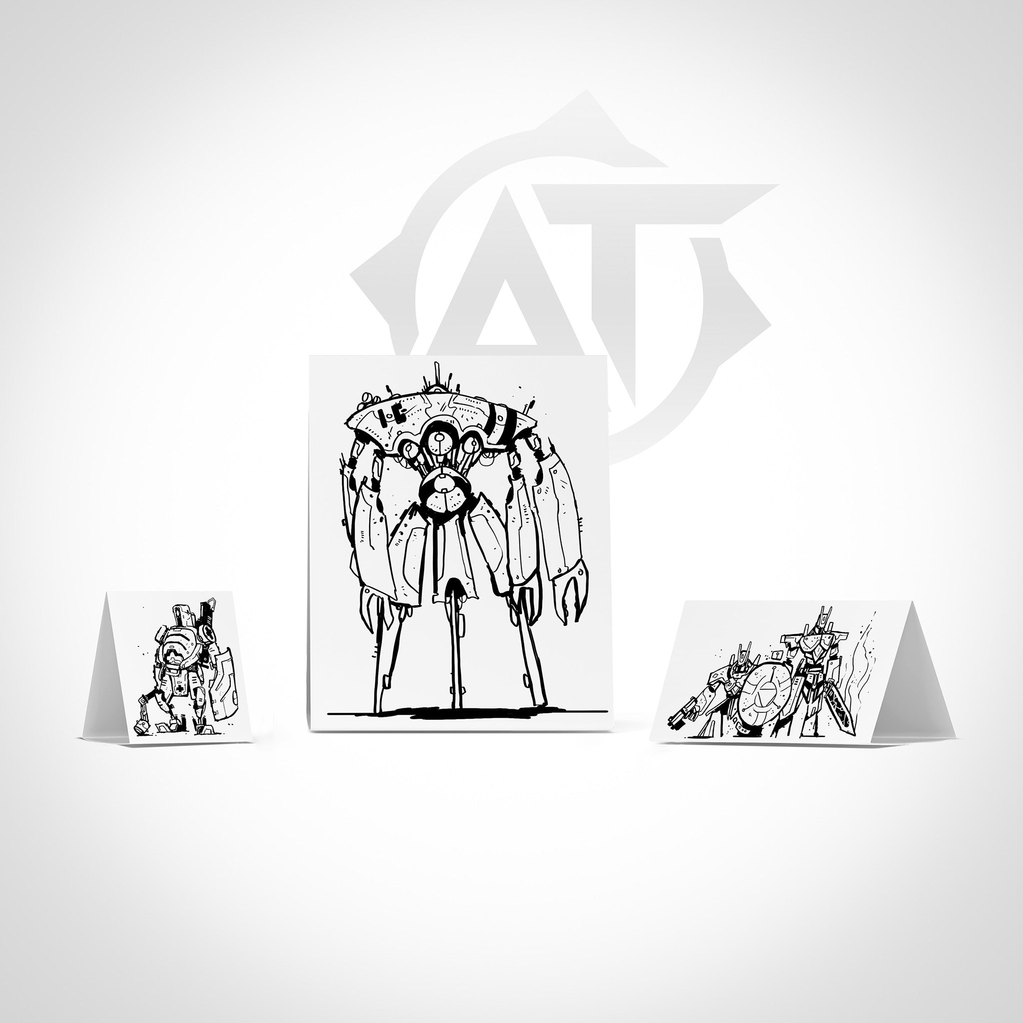 The Mecha Hack: Standee Miniatures – Absolute Tabletop